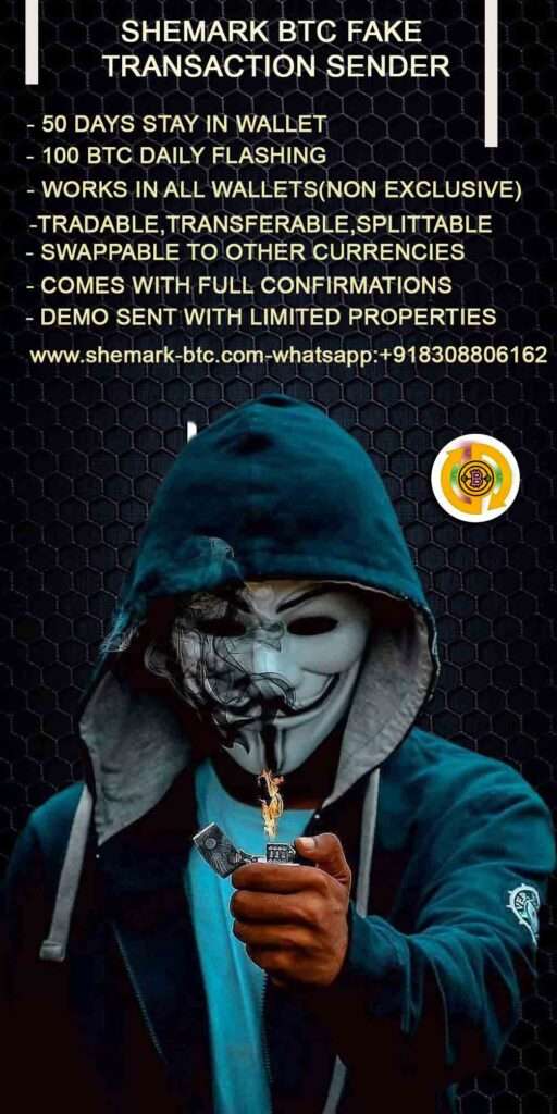 Shemark BTC – Fake/Flash bitcoin transaction sender generator tool